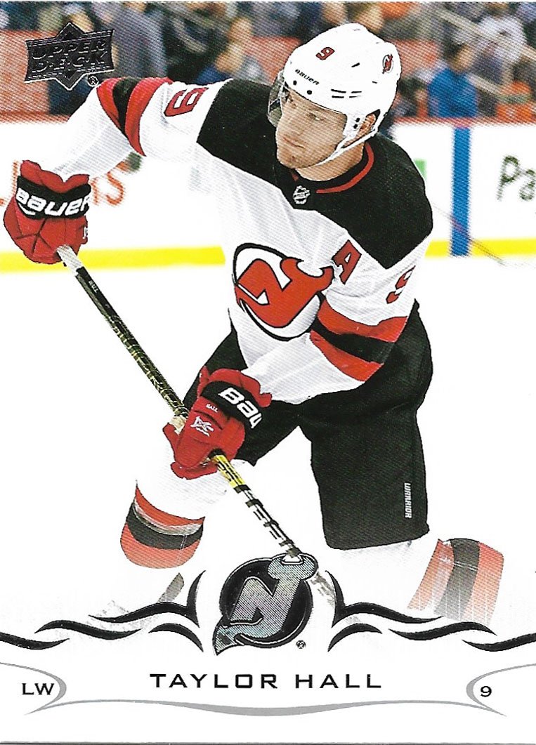 Taylor Hall 2018-19 Upper Deck #361 New Jersey Devils Hockey Card