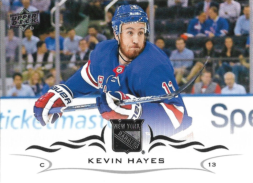 Kevin Hayes 2018-19 Upper Deck #375 New York Rangers Hockey Card