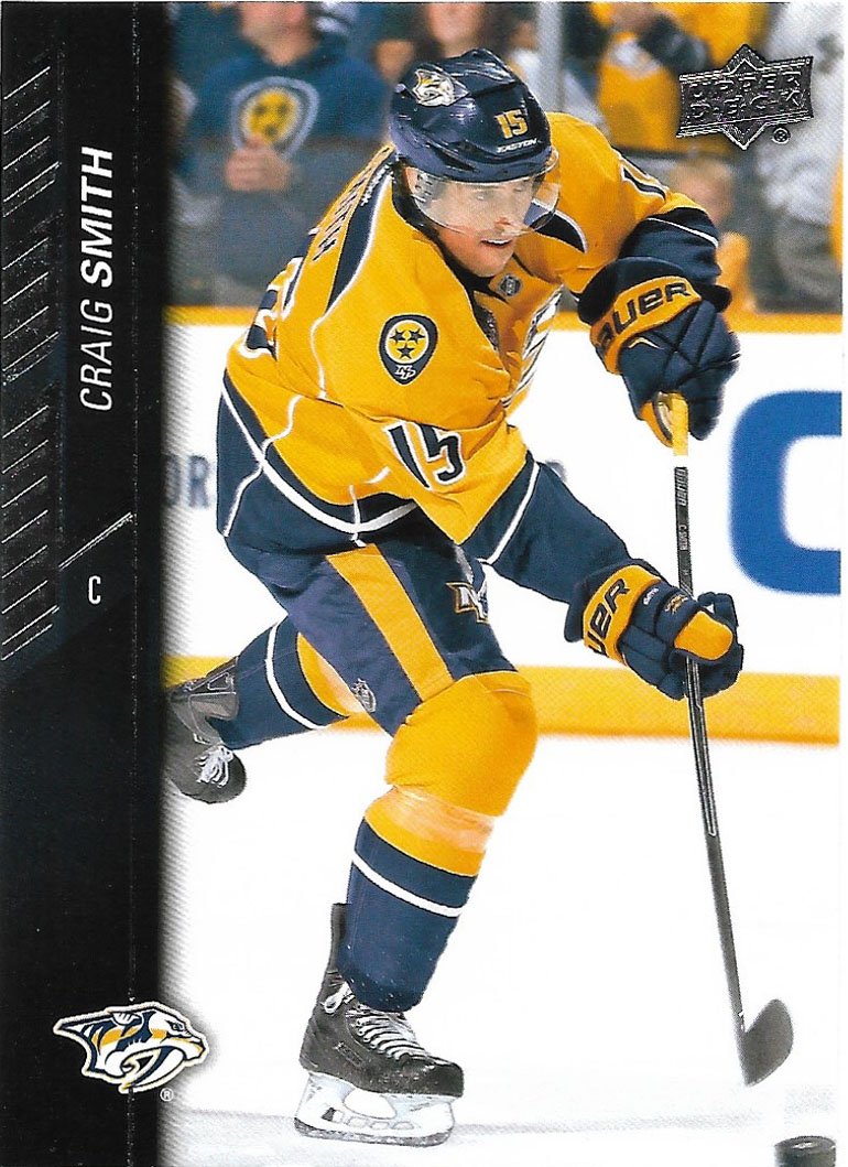 Craig Smith 2015-16 Upper Deck #359 Nashville Predators Hockey Card