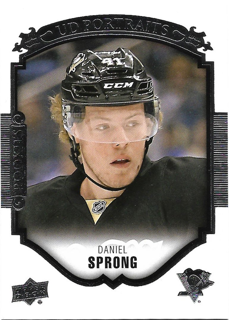Daniel Sprong 2015-16 Upper Deck Rookie Portraits #P-86 Pittsburgh ...