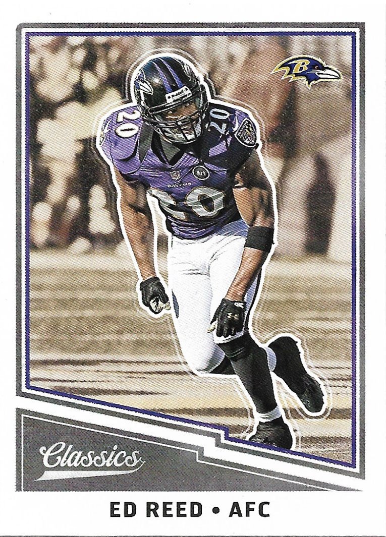Ed Reed 2017 Panini Classics #106 Baltimore Ravens Football Card