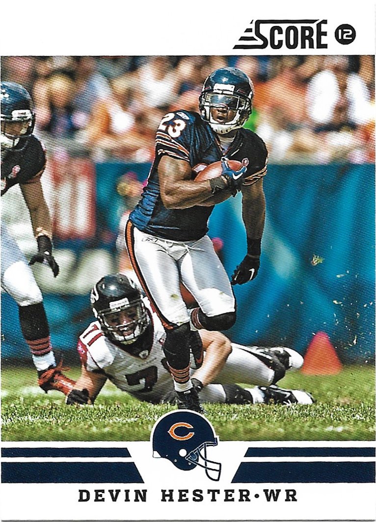 Devin Hester 2012 Score #62 Chicago Bears Football Card