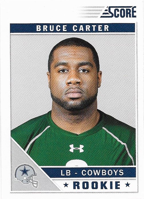 Bruce Carter 2011 Score Rookie #314 Dallas Cowboys Football Card