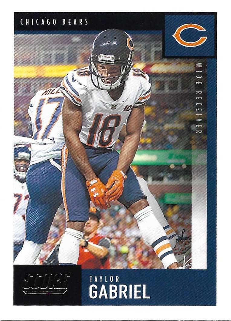 Taylor Gabriel 2020 Score #206 Chicago Bears Football Card