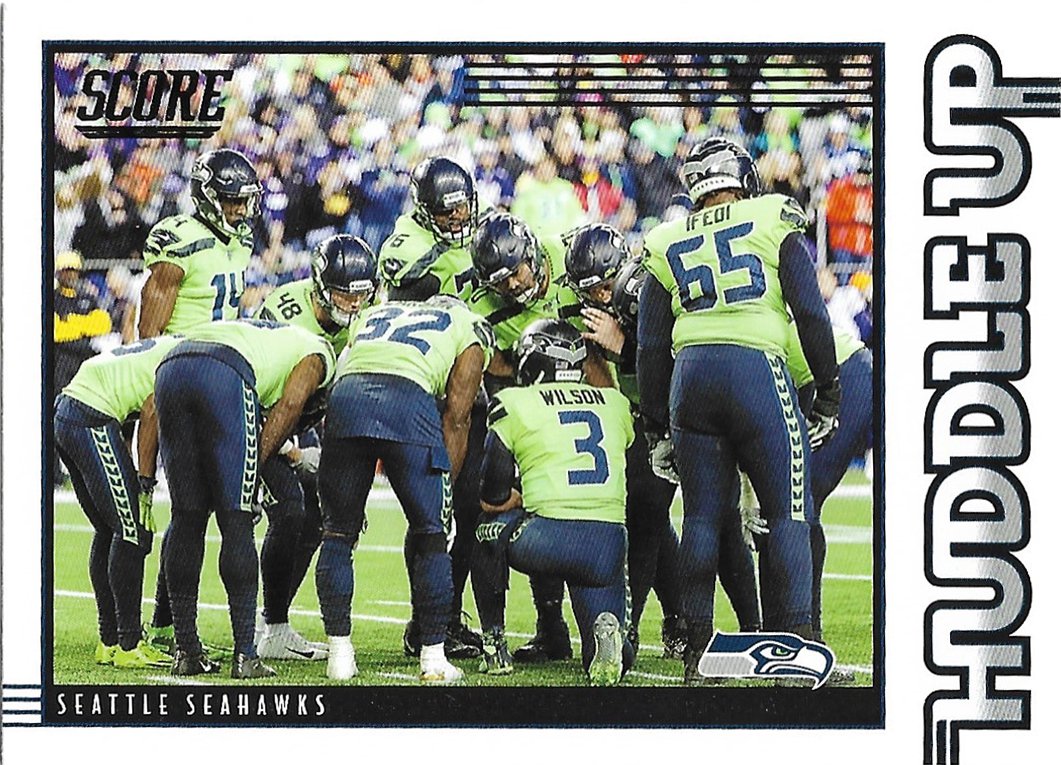Seattle Seahawks 2020 Score Huddle Up #HDL-SEA Football Card