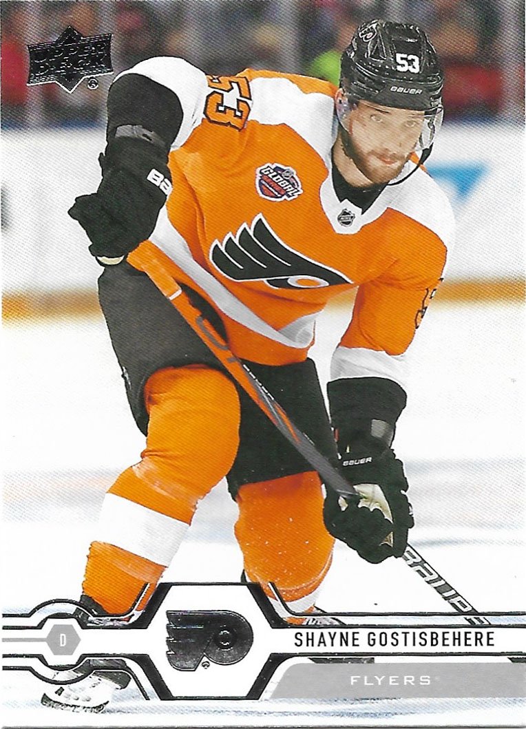 Shayne Gostisbehere 2019-20 Upper Deck #323 Philadelphia Flyers Hockey Card