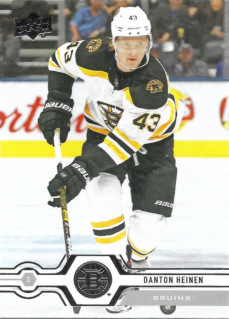 Danton Heinen 2019-20 Upper Deck #260 Boston Bruins Hockey Card