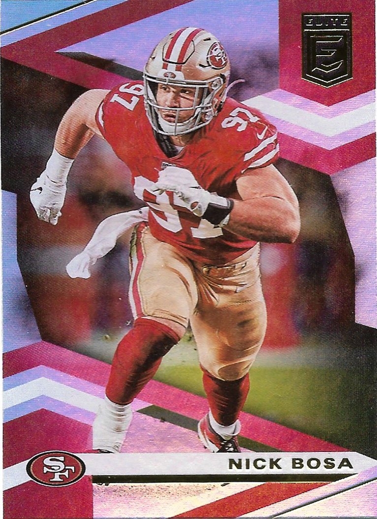 Nick Bosa 2020 Donruss Elite #6 San Francisco 49ers Football Card