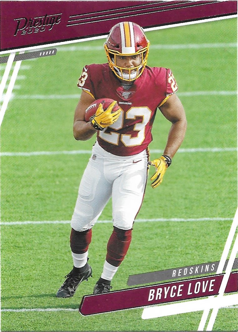 Bryce Love 2020 Panini Prestige #159 Washington Redskins Football Card