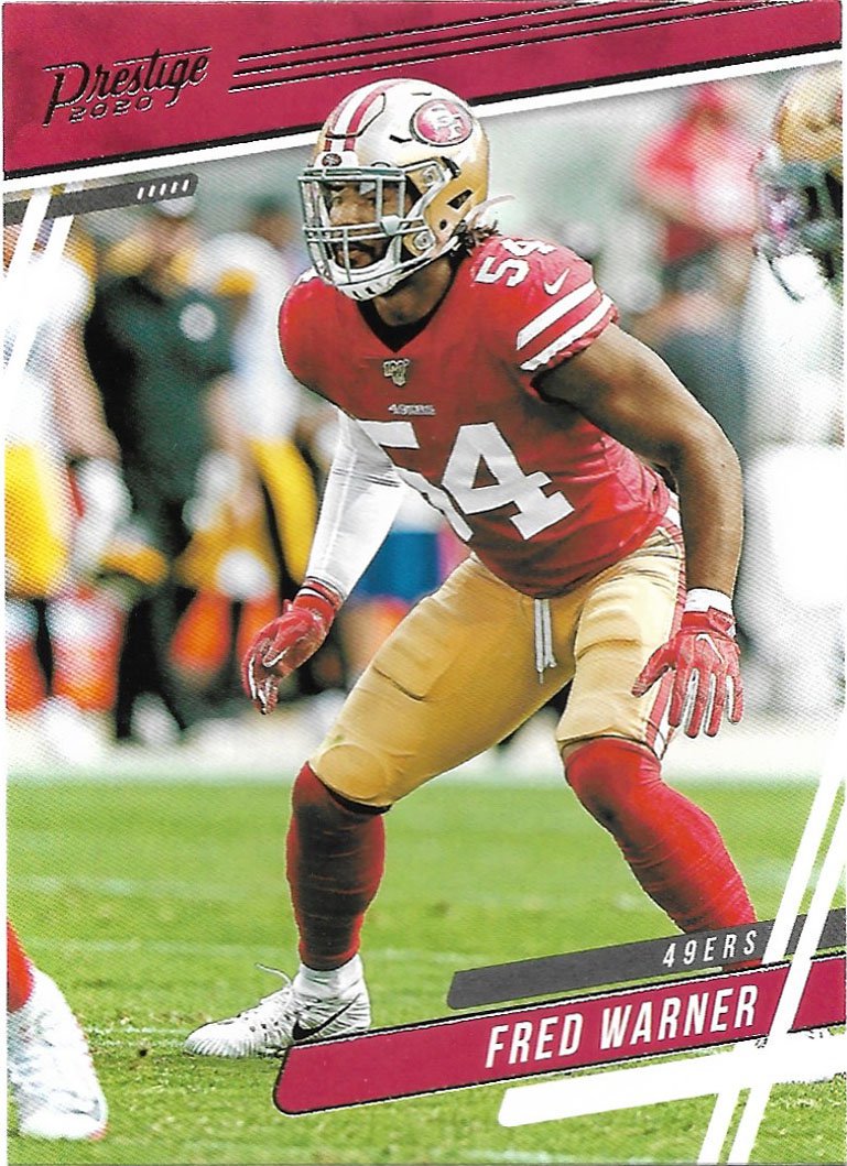 Fred Warner 2020 Panini Prestige #5 San Francisco 49ers Football Card