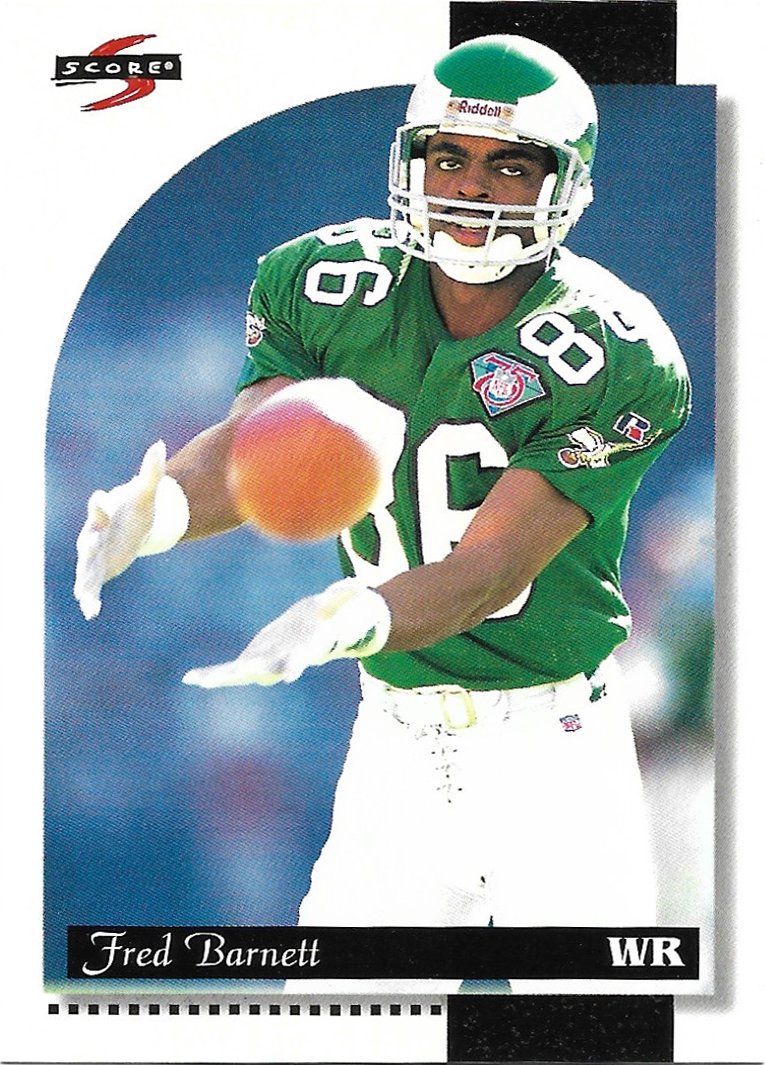Fred Barnett 1996 Score #196 Miami Dolphins Football Card