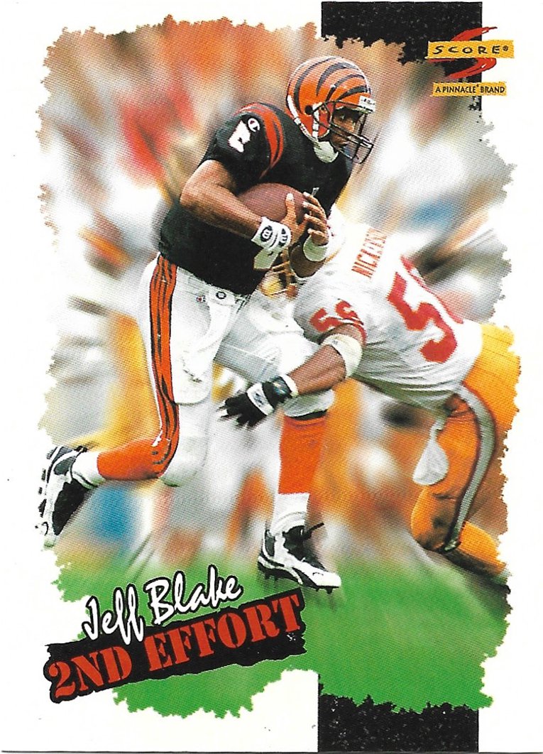 Jeff Blake 1996 Score #254 Cincinnati Bengals Football Card