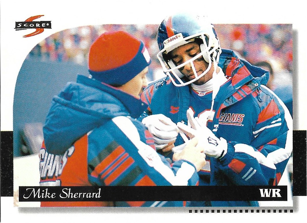 Mike Sherrard 1996 Score #120 New York Giants Football Card