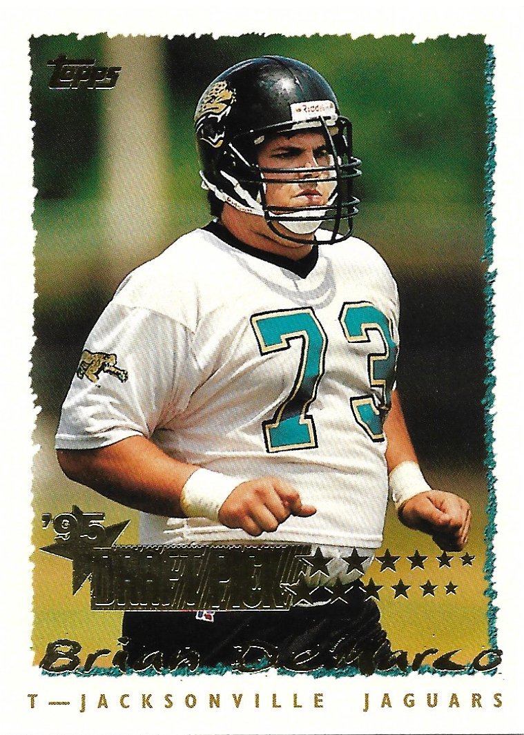 Brian DeMarco 1995 Topps Rookie #431 Jacksonville Jaguars Football Card
