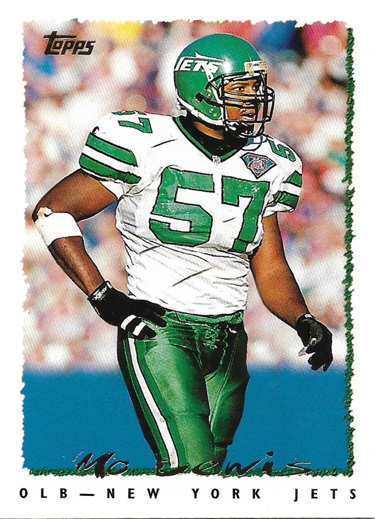 Mo Lewis 1995 Topps #385 New York Jets Football Card