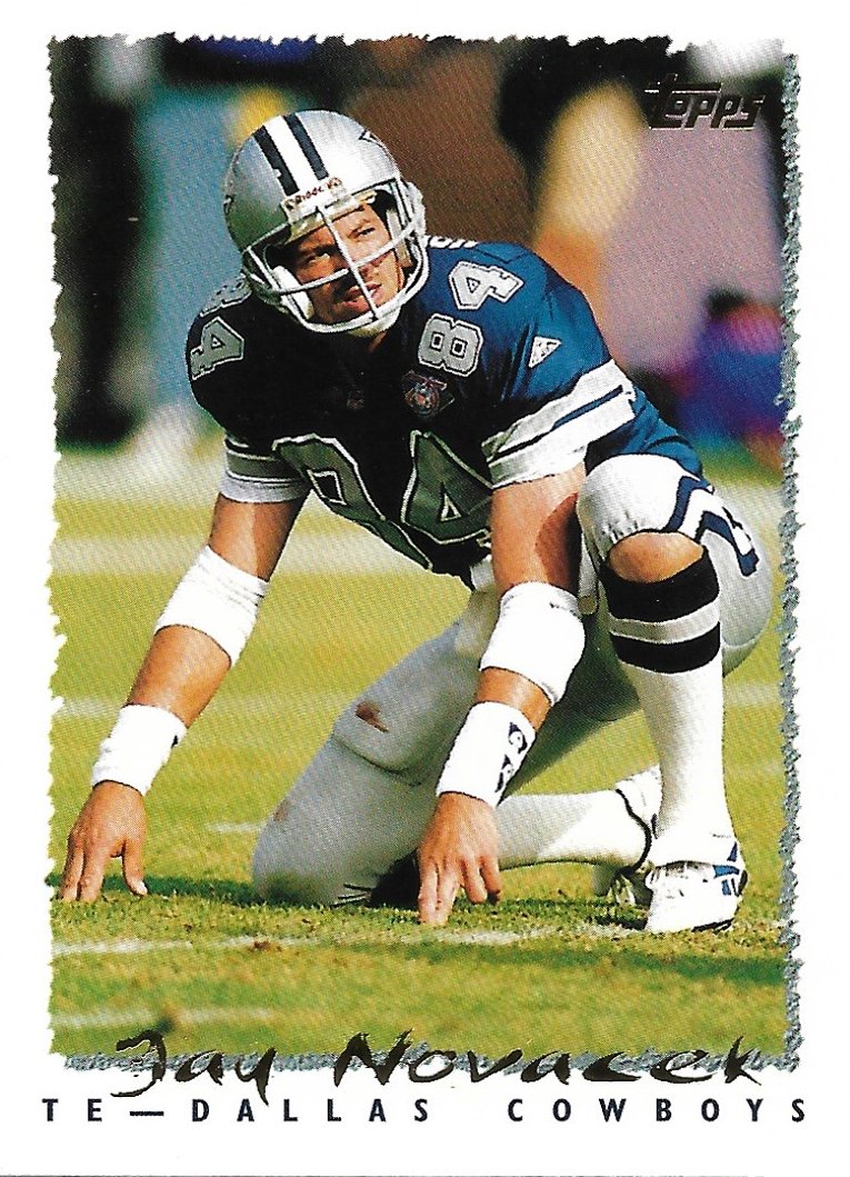 Jay Novacek 1995 Topps #267 Dallas Cowboys Football Card