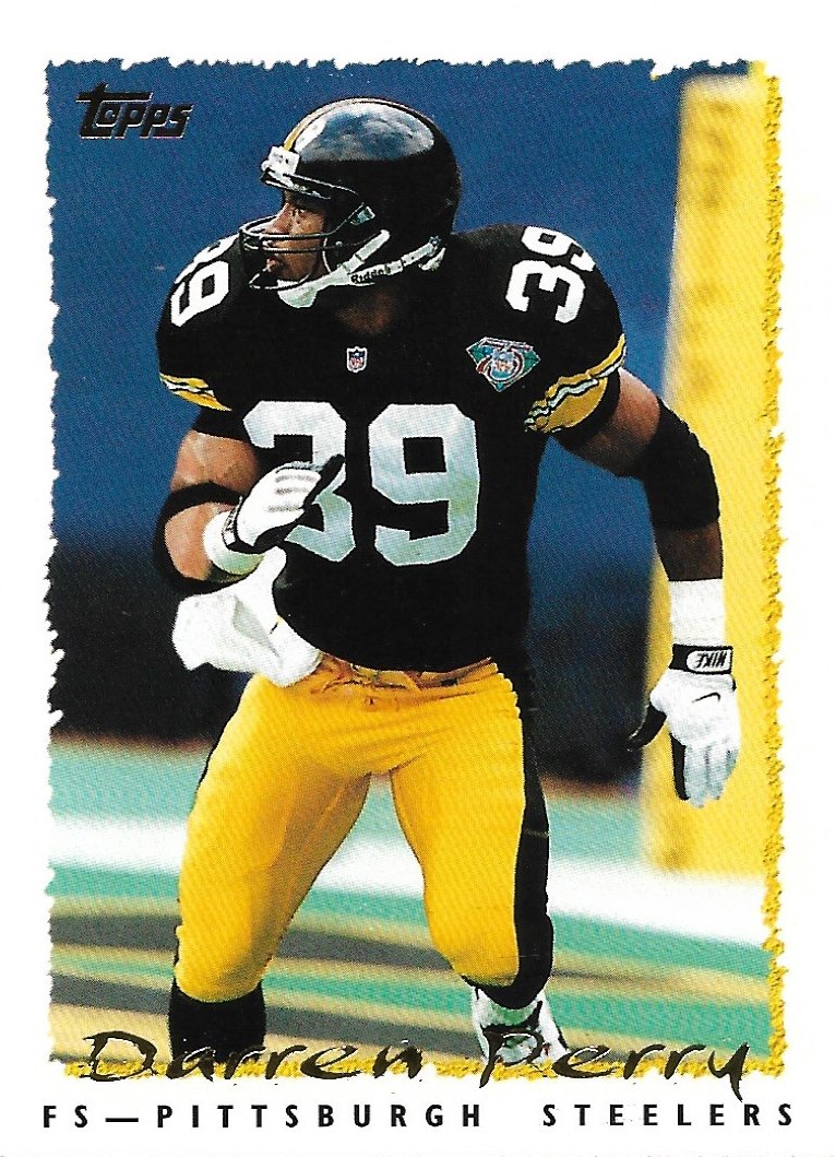 Darren Perry 1995 Topps #331 Pittsburgh Steelers Football Card