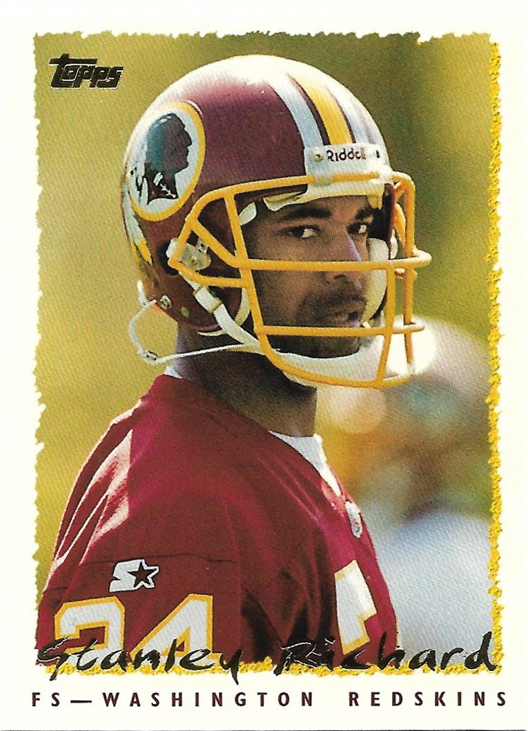 Stanley Richard 1995 Topps #297 Washington Redskins Football Card