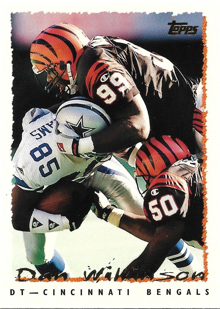 Dan Wilkinson 1995 Topps #299 Cincinnati Bengals Football Card