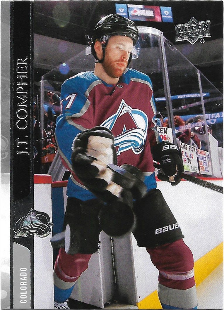J.T. Compher 2020-21 Upper Deck #45 Colorado Avalanche Hockey Card