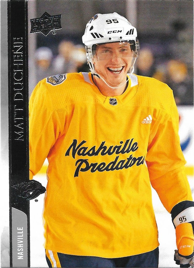 Matt Duchene 2020-21 Upper Deck #102 Nashville Predators Hockey Card