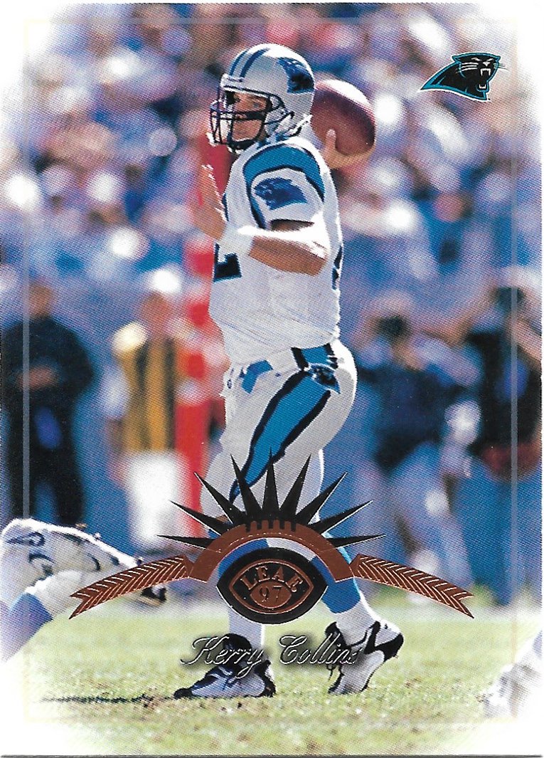 Kerry Collins 1997 Leaf #6 Carolina Panthers Football Card