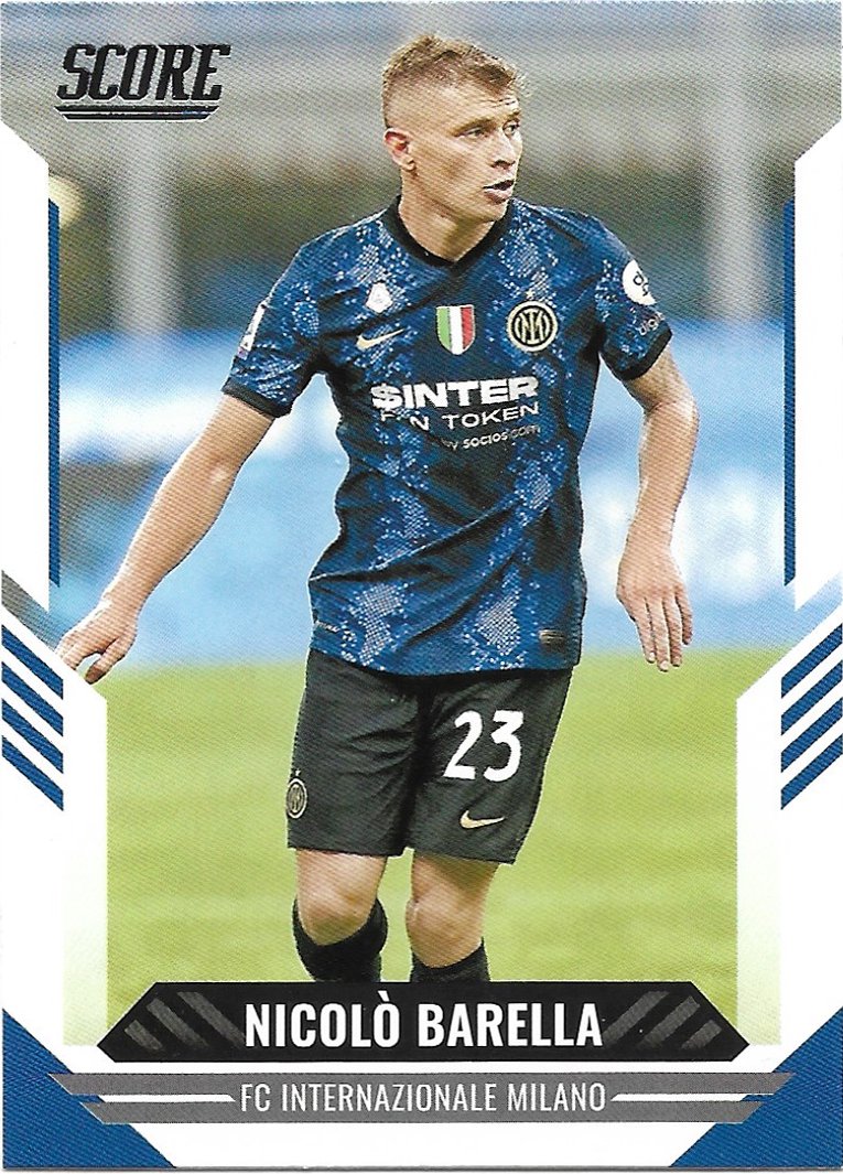 Nicolo Barella 2021-22 Score FIFA #188 Inter Milan Soccer Card