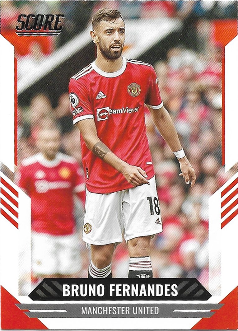 Bruno Fernandes 2021-22 Score FIFA #120 Manchester United Soccer Card