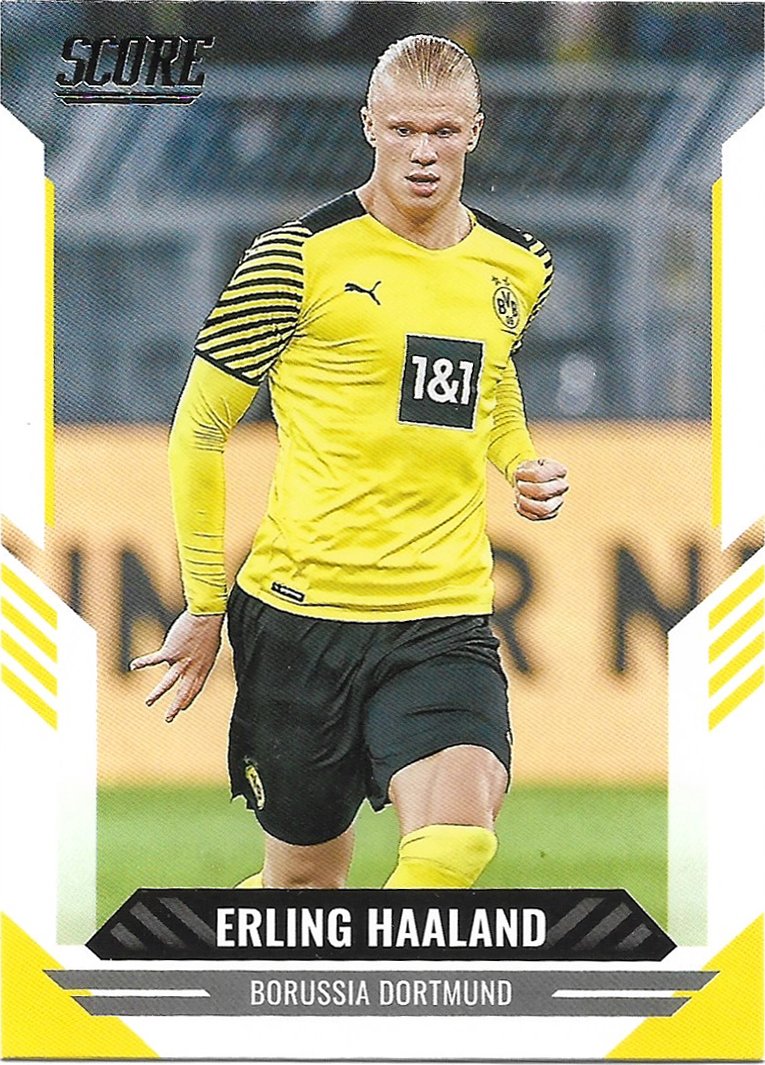Erling Haaland 2021-22 Score FIFA #121 Borussia Dortmund Soccer Card
