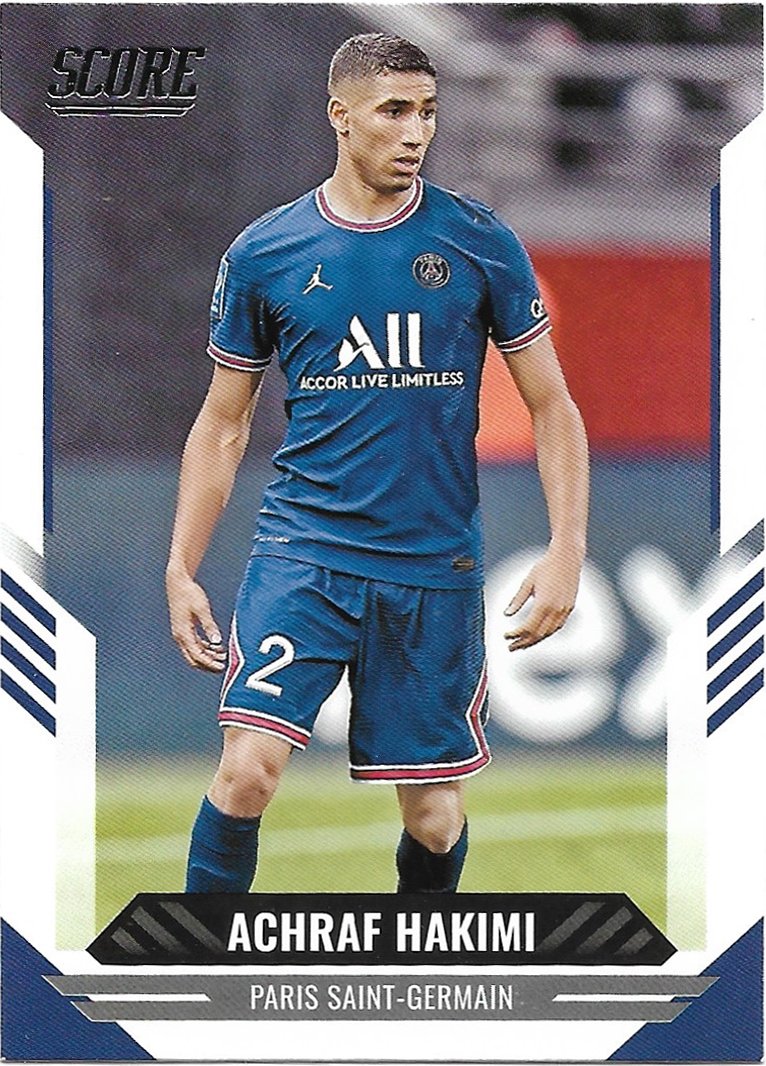 Achraf Hakimi 2021-22 Score FIFA #159 PSG Soccer Card