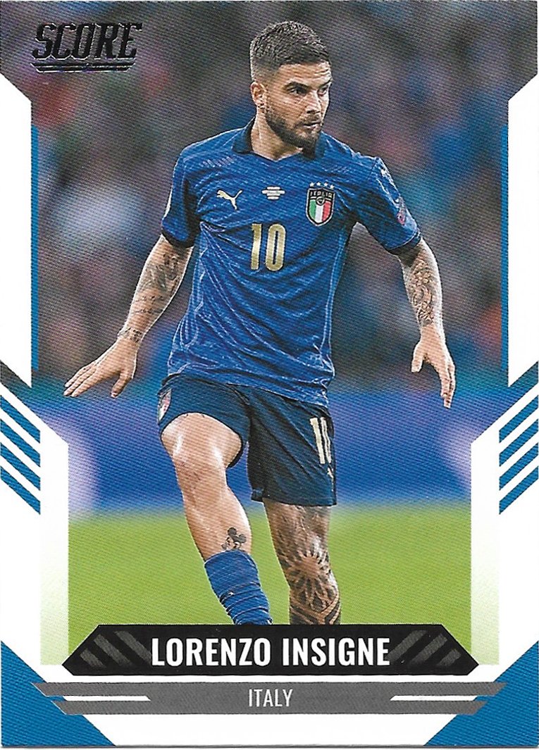 Lorenzo Insigne 2021-22 Score FIFA #81 Italy Soccer Card