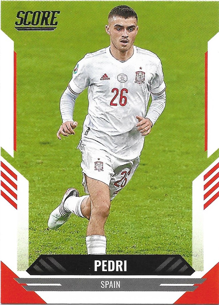 Pedri 2021-22 Score FIFA #95 Spain Soccer Card