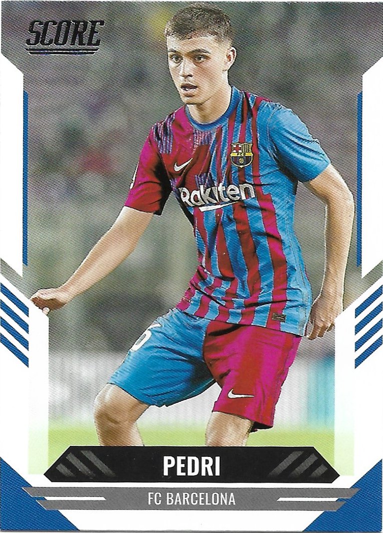 Pedri 2021-22 Score FIFA #138 FC Barcelona Soccer Card