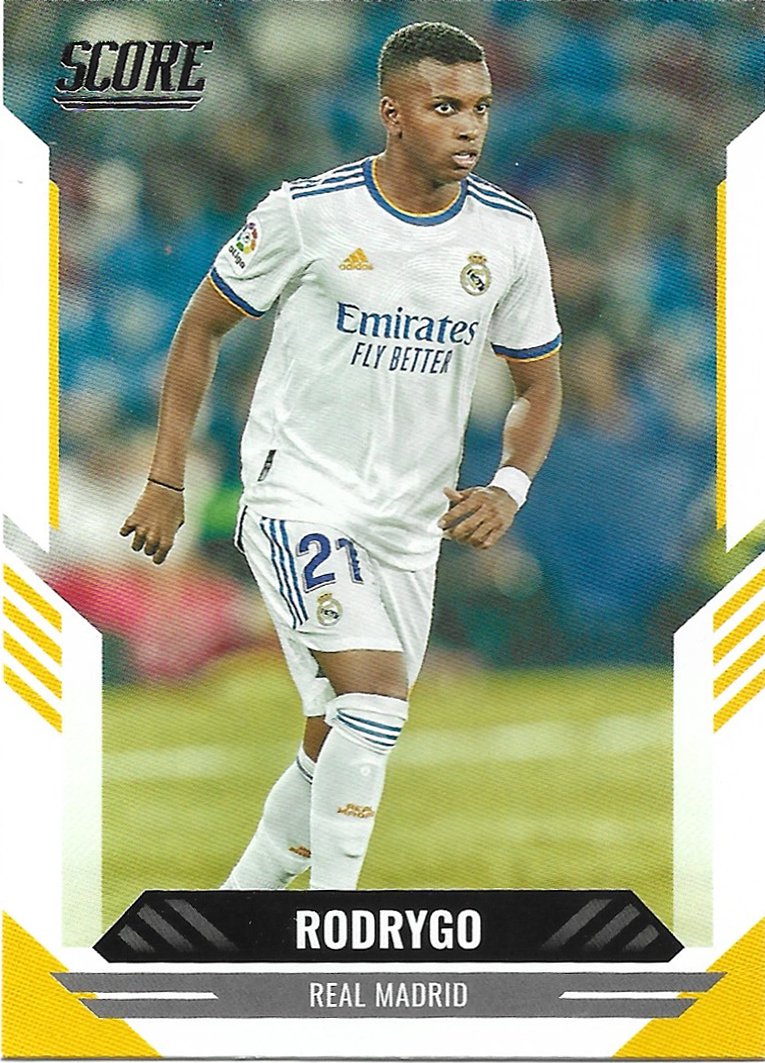Rodrygo 2021-22 Score FIFA #111 Real Madrid Soccer Card