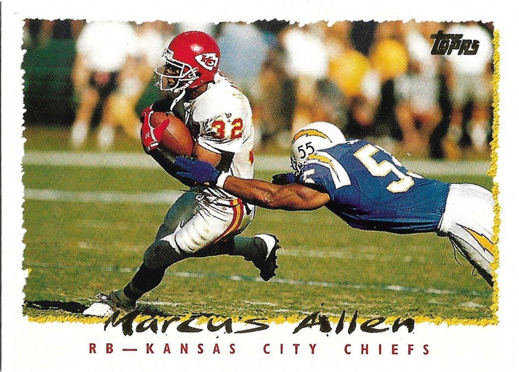 Marcus Allen 1995 Topps #121 Kansas City Chiefs Football Card