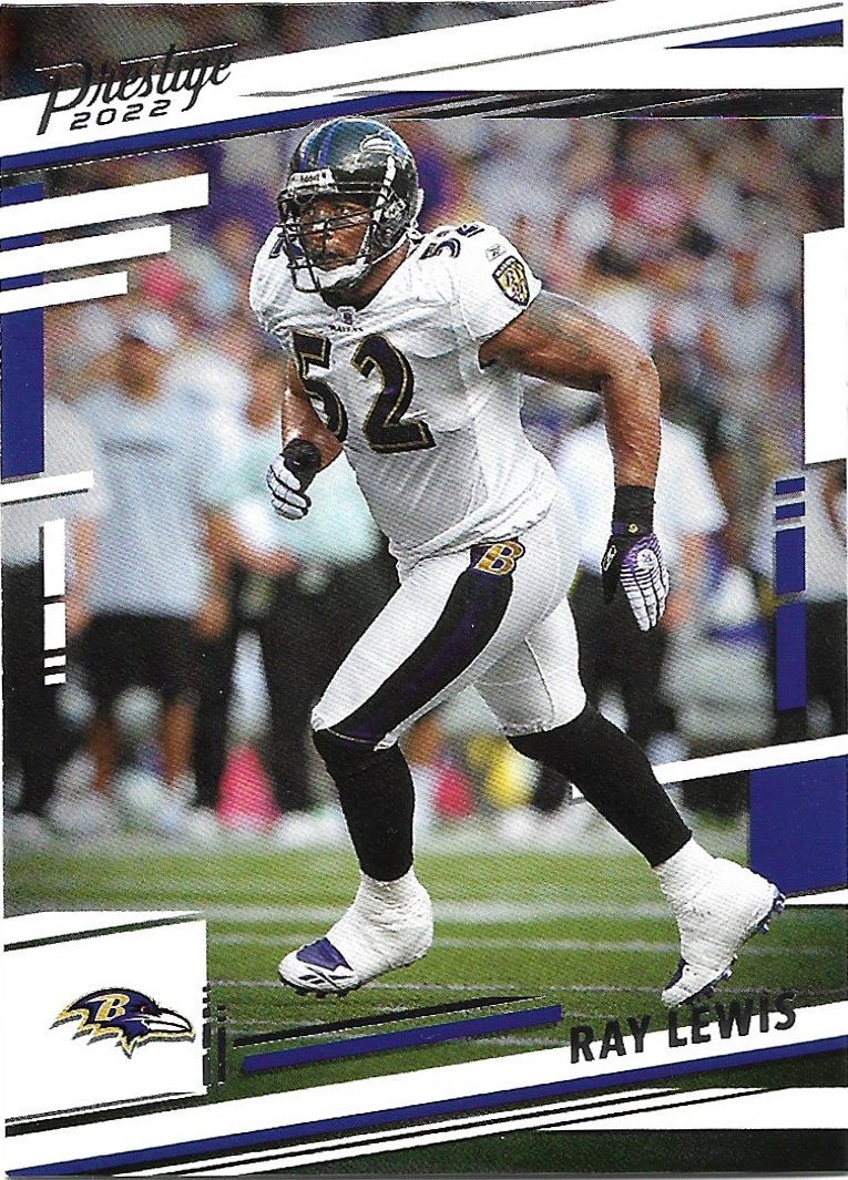 Ray Lewis 2022 Panini Prestige #28 Baltimore Ravens Football Card