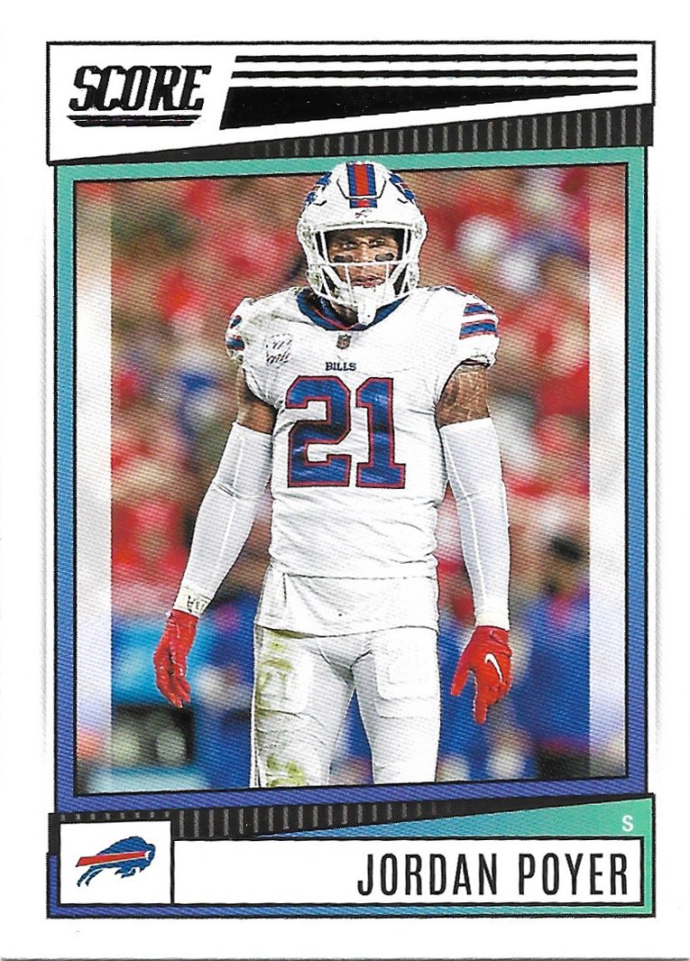 Jordan Poyer 2022 Score #268 Buffalo Bills Football Card