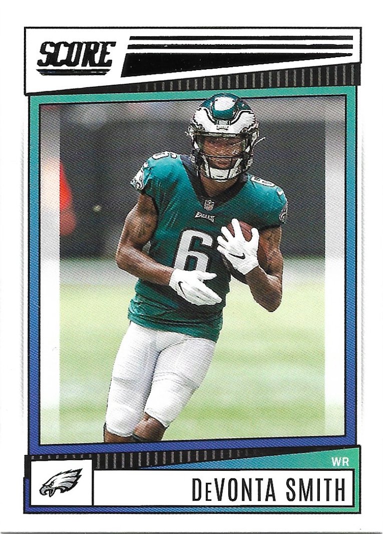 DeVonta Smith 2022 Score #242 Philadelphia Eagles Football Card