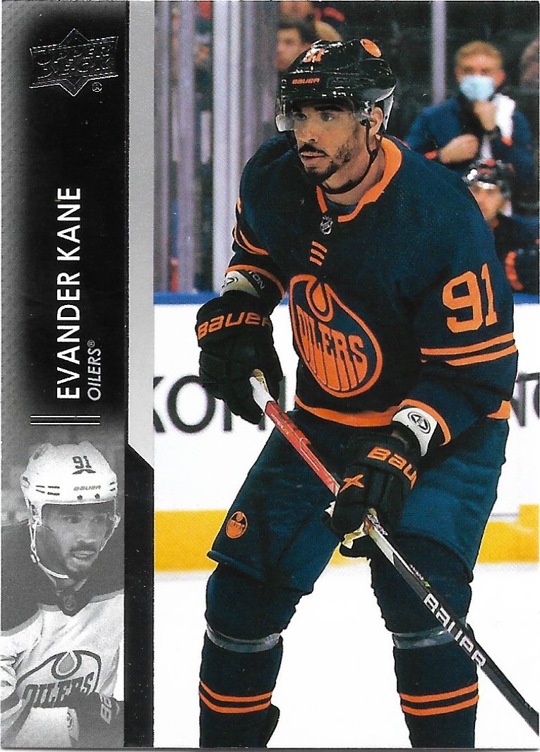 Evander Kane 2021-22 Upper Deck #568 Edmonton Oilers Hockey Card