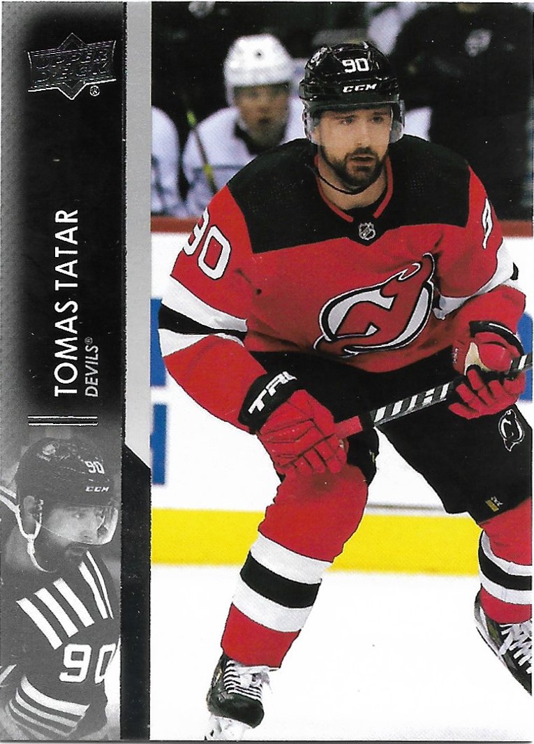 Tomas Tatar 2021-22 Upper Deck #595 New Jersey Devils Hockey Card