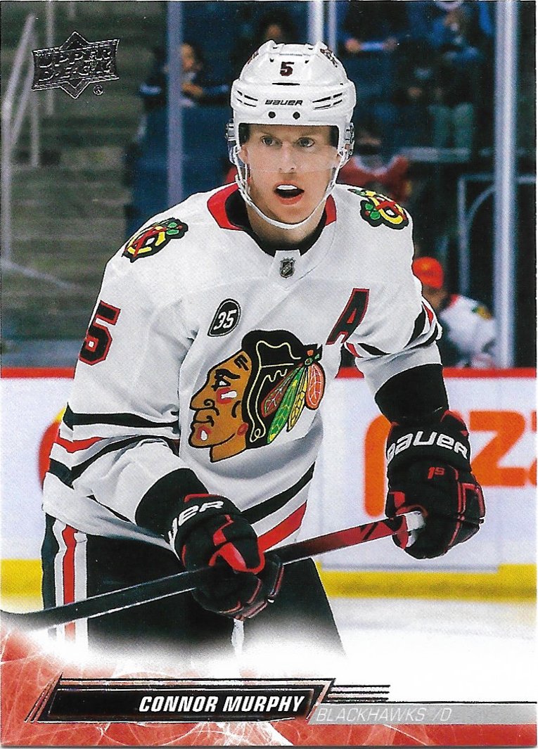 Connor Murphy 2022-23 Upper Deck #41 Chicago Blackhawks Hockey Card