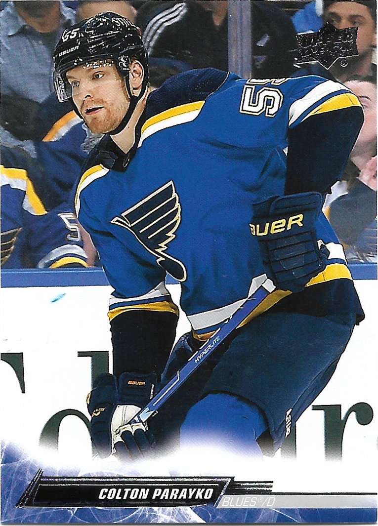 Colton Parayko 2022-23 Upper Deck #160 St. Louis Blues Hockey Card
