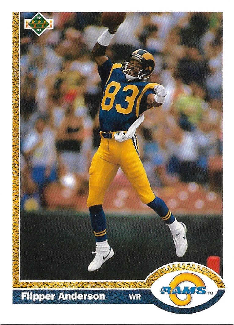 Flipper Anderson 1991 Upper Deck #237 Los Angeles Rams Football Card