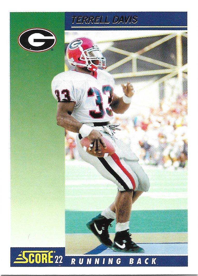 Terrell Davis 2022 Panini Chronicles Draft Picks Score Retro #12 ...