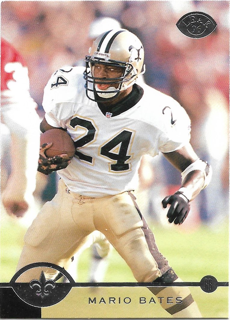 Mario Bates 1996 Leaf #78 New Orleans Saints Football Card