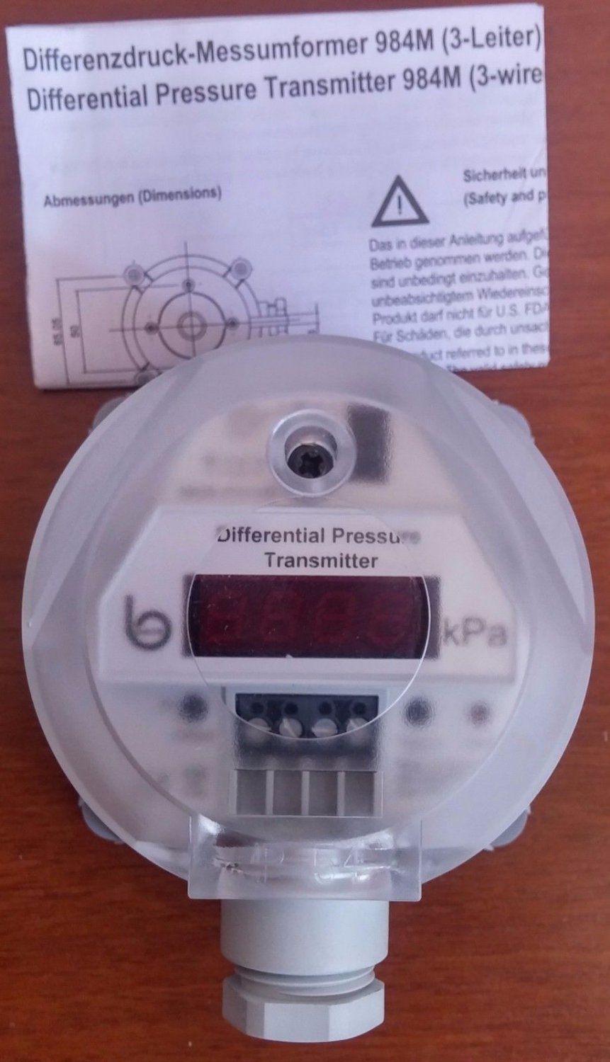 NEW! Beck 984M.373114b Differential Pressure Transmitter