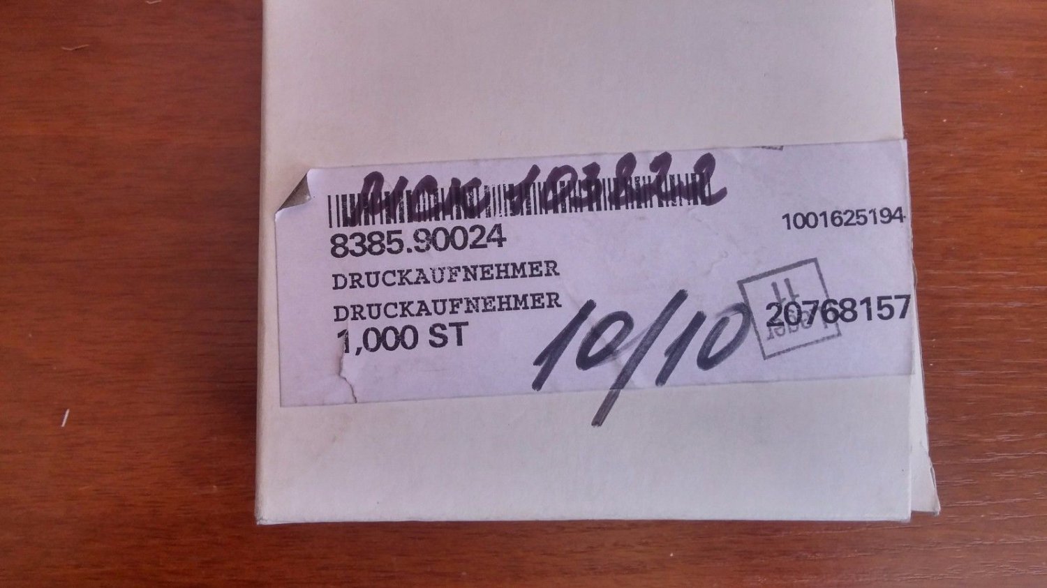 NEW! Beck 984M.373114b Differential Pressure Transmitter