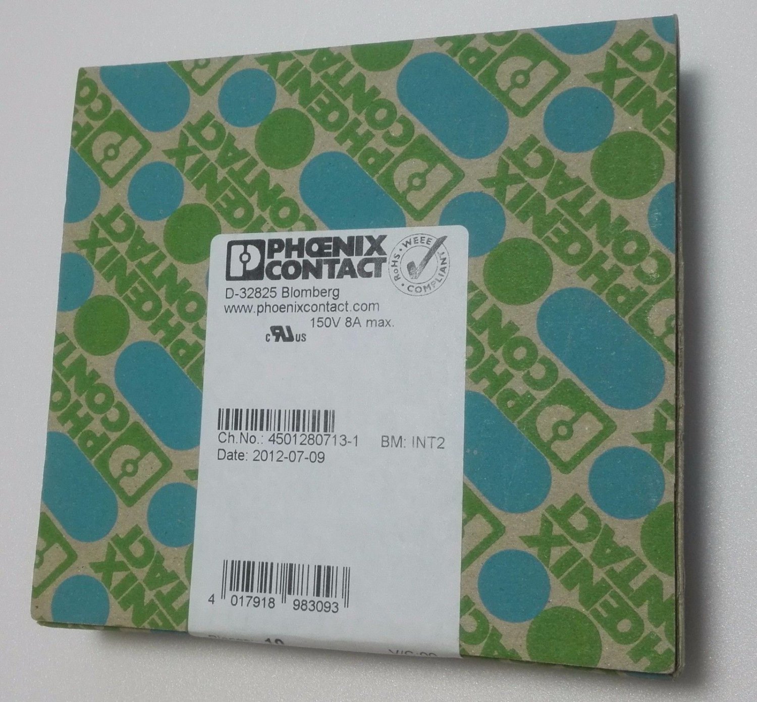 NEW! 10 pieces Phoenix Contact DIN rail bus connectors 2869728