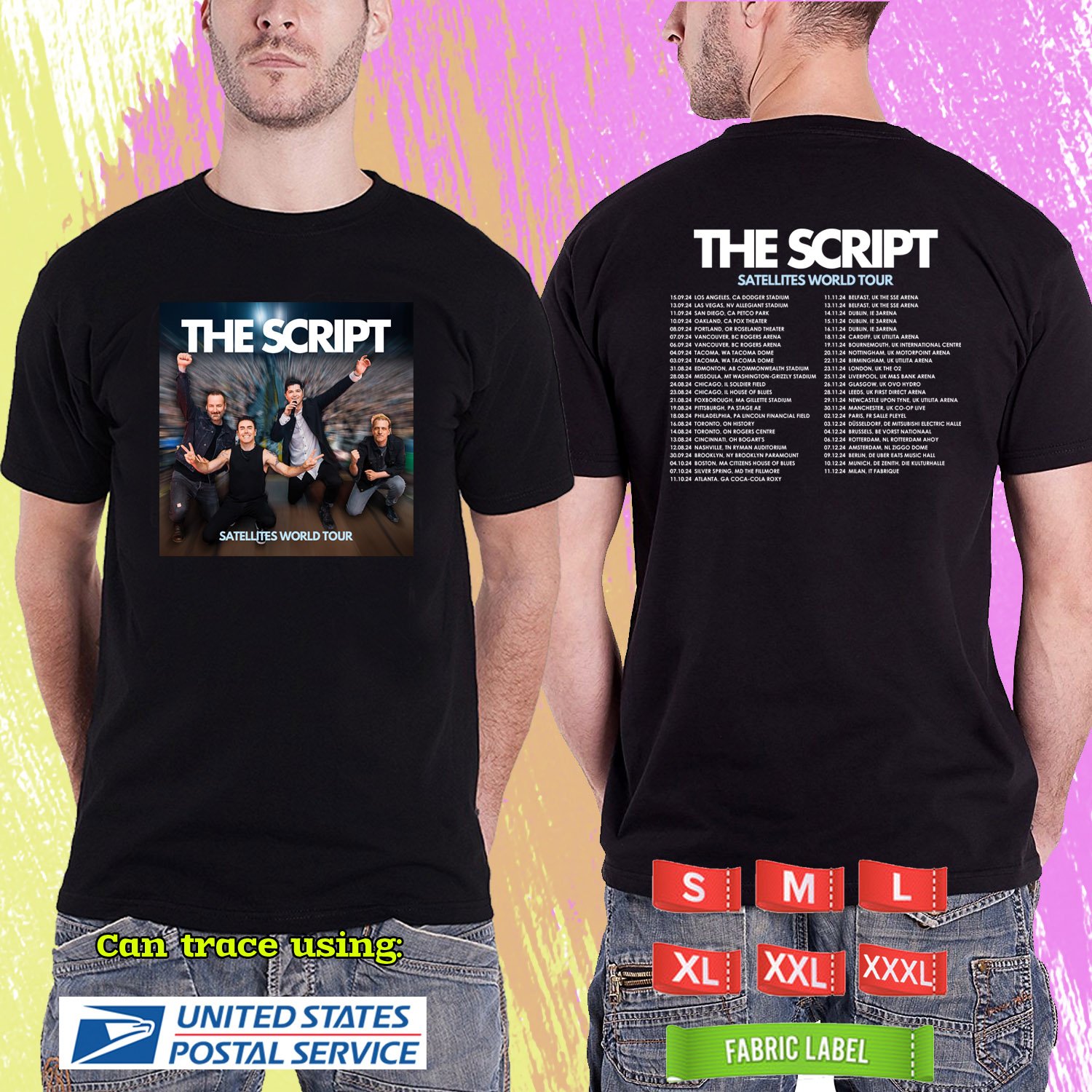 THE SCRIPT SATELLITES WORLD TOUR 2024. THE SCRIPT. THE SCRIPT TOUR ...