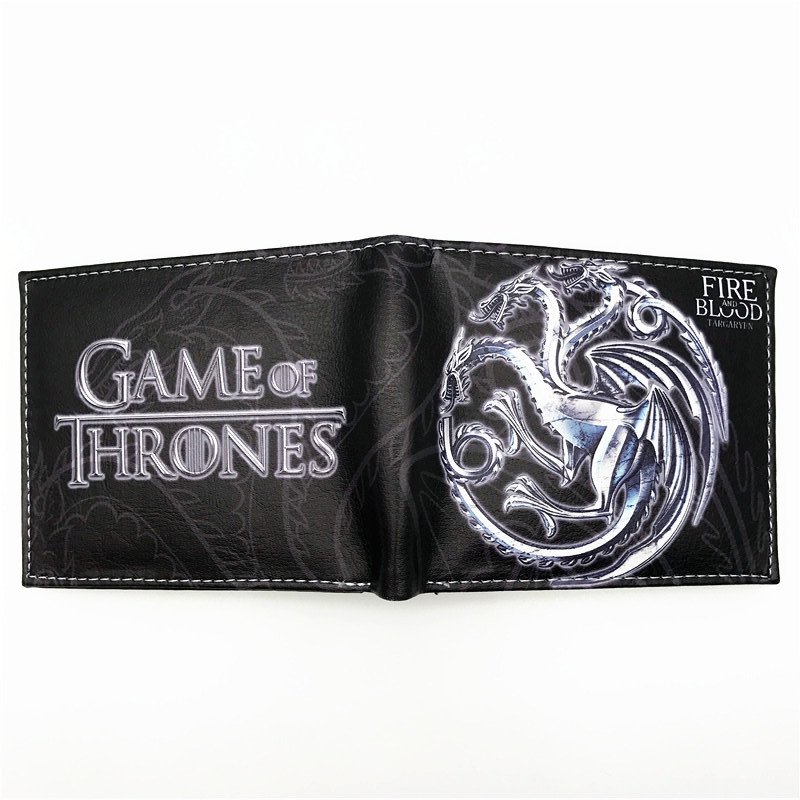 Game Of Thrones House Targaryen Wallet With Coin Section Credit Card ...